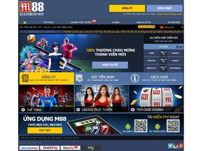 M88 Mobile – Tải ứng dụng M88 Apps trên di động